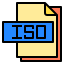 Free ISO File Icons in SVG & PNG