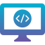 Code icons — scalable, lightweight, free
