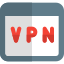 现代VPN图标 — 免费SVG格式