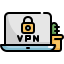 现代VPN图标 — 免费SVG格式
